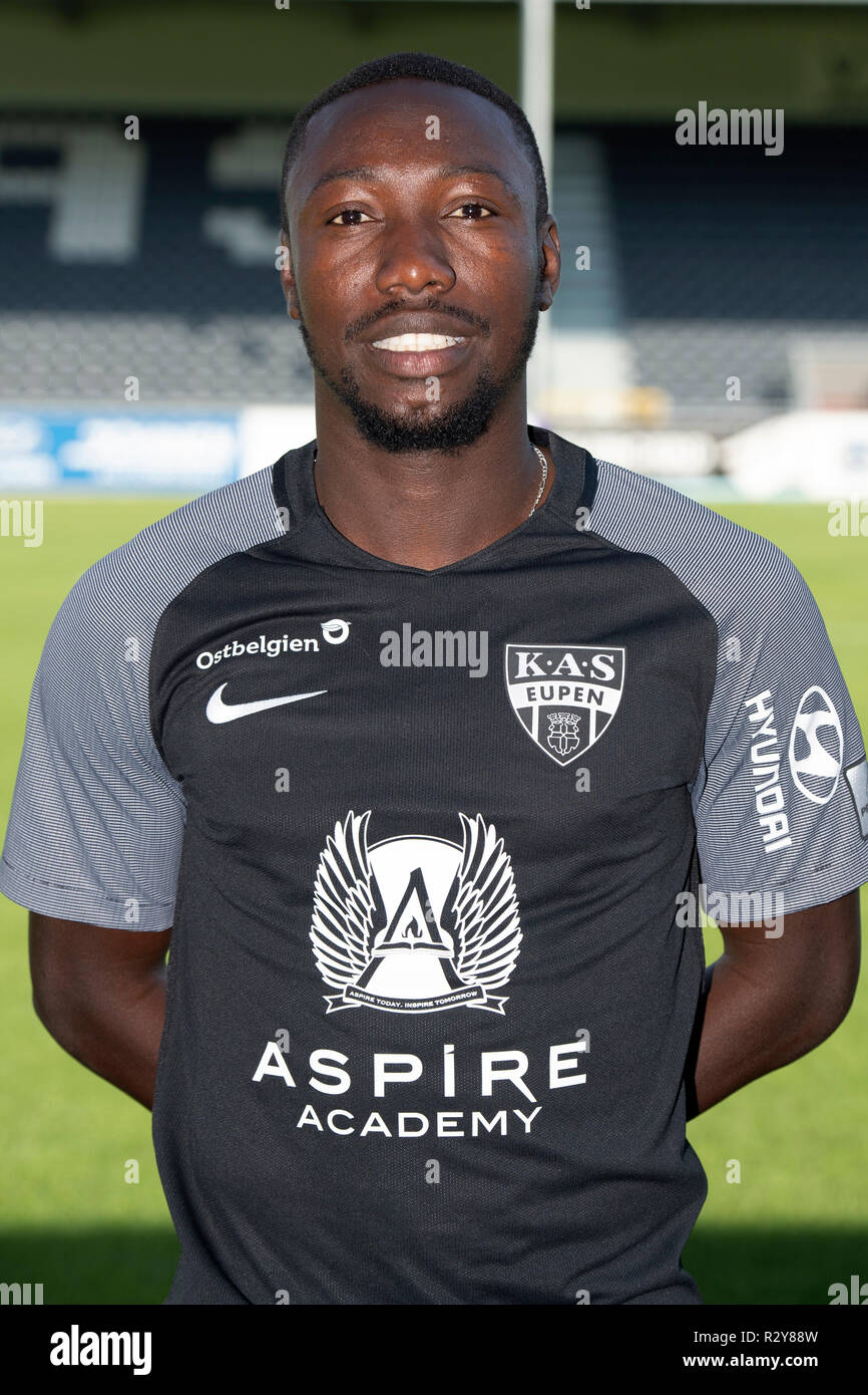 EUPEN, BELGIUM - JULY 18 : Eric Ocansey pictured during the 2018 - 2019 ...