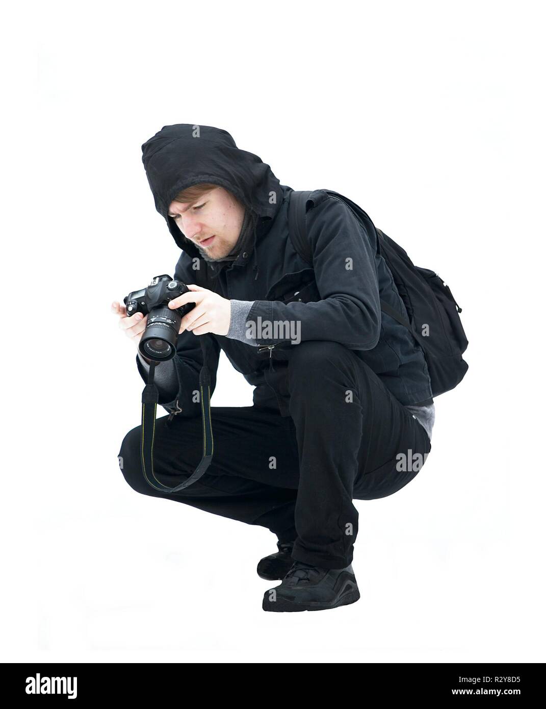 Man face check portrait Cut Out Stock Images & Pictures - Alamy