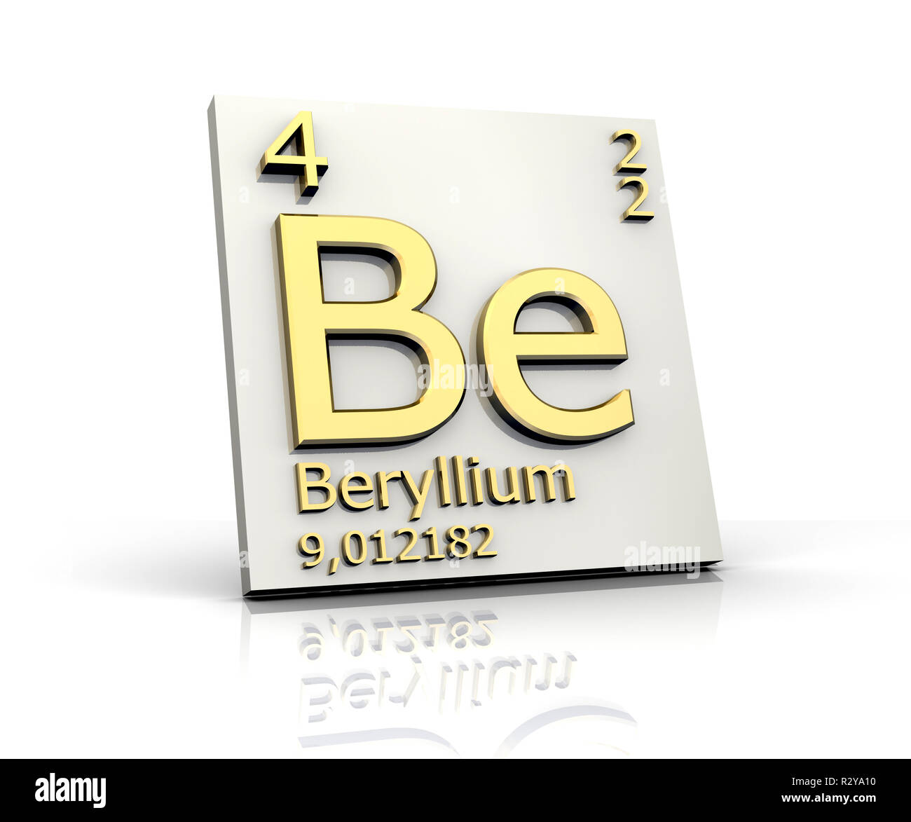 Beryllium element mendeleev hi-res stock photography and images - Alamy
