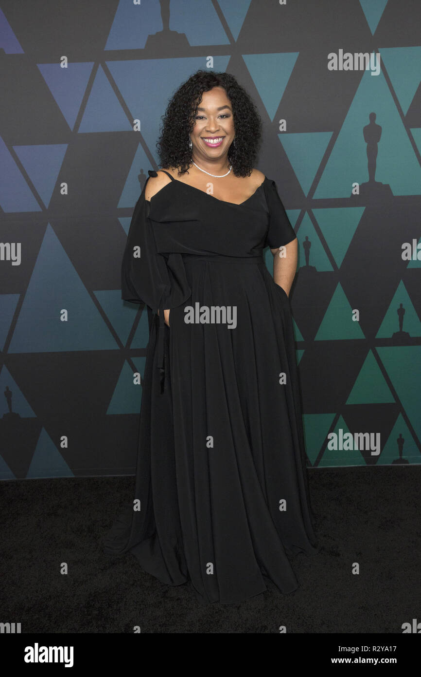Shonda Rhimes attends the Academy’s 2018 Annual Governors Awards in The ...
