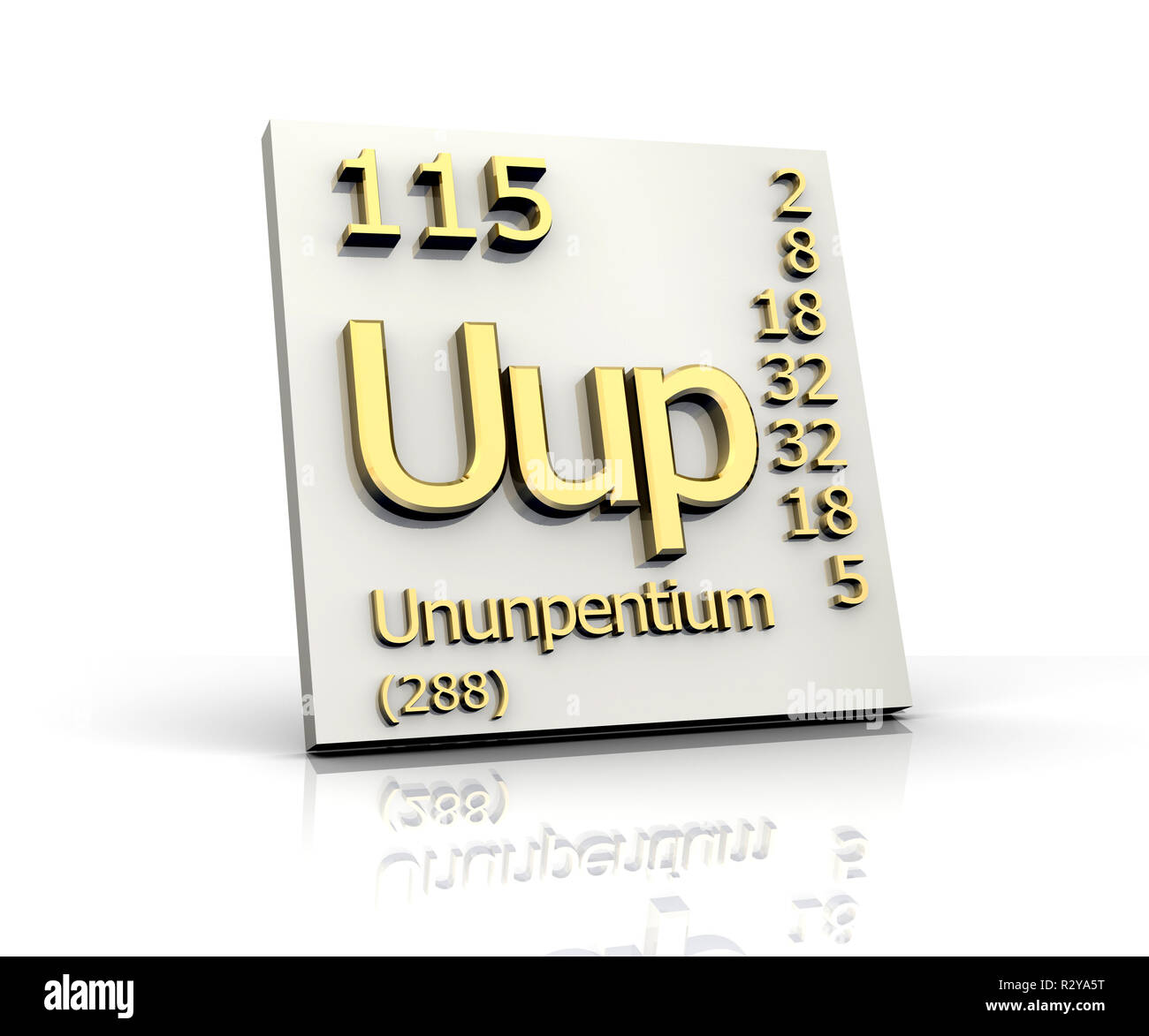Ununpentium Symbol