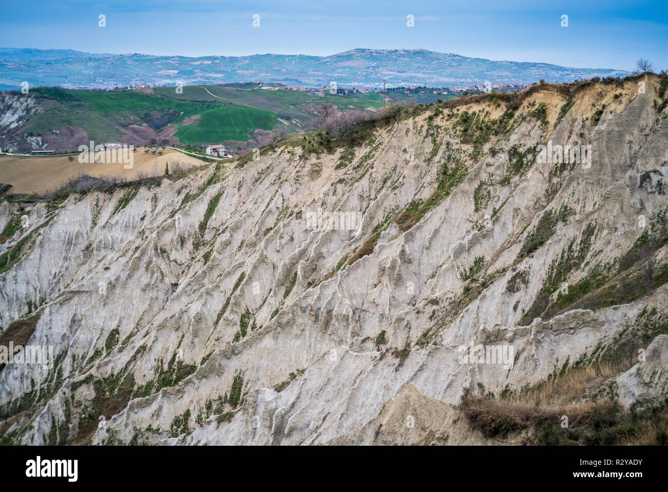 Landscape near of the Atri, Italy, Europe Stock Photo - Alamy