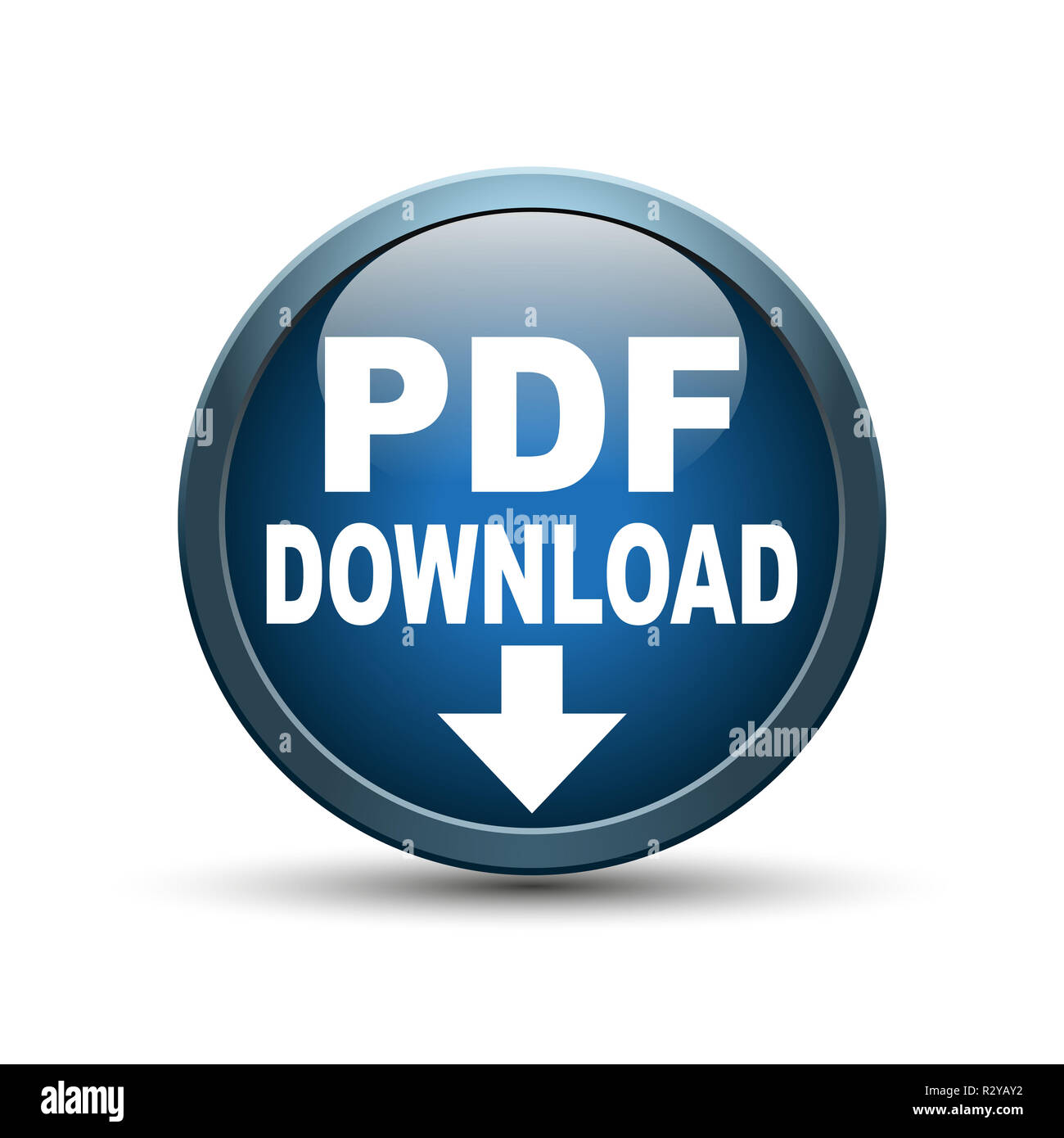 icon pdf blue Stock Photo - Alamy