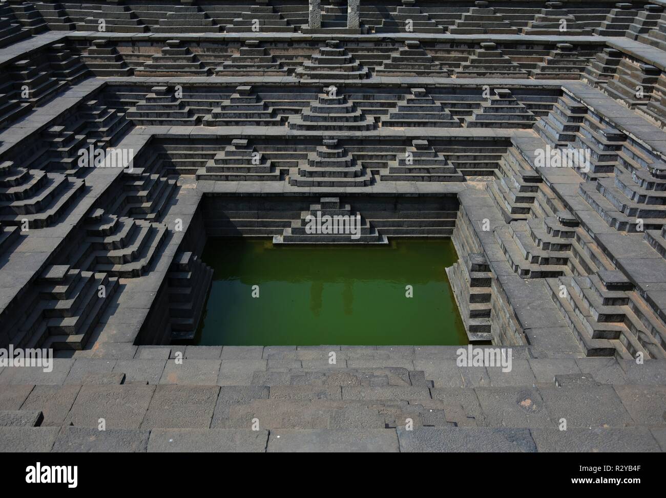 Marvellous Step Well, Hampi, Karnataka, India Stock Photo - Alamy