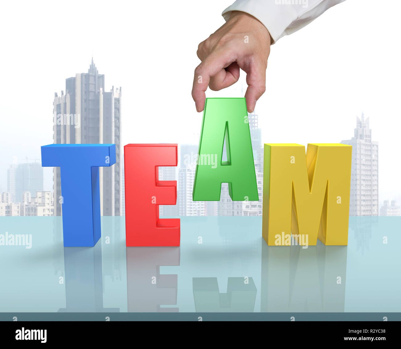 Team collaboration illustration hi-res stock photography and images - Alamy