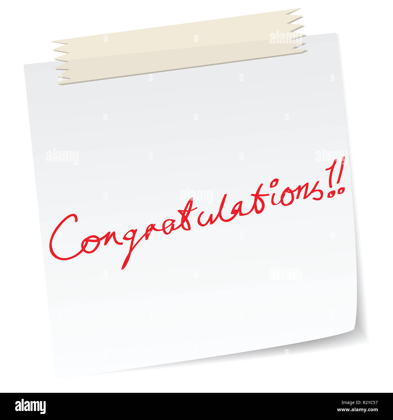 Congratulation messages Cut Out Stock Images & Pictures - Alamy