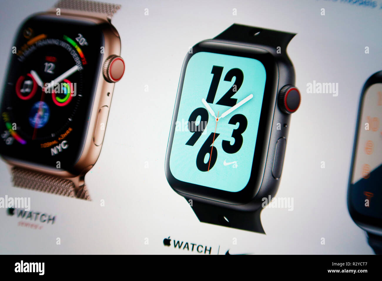 Apple Watch 2018 Stock Photo - Alamy