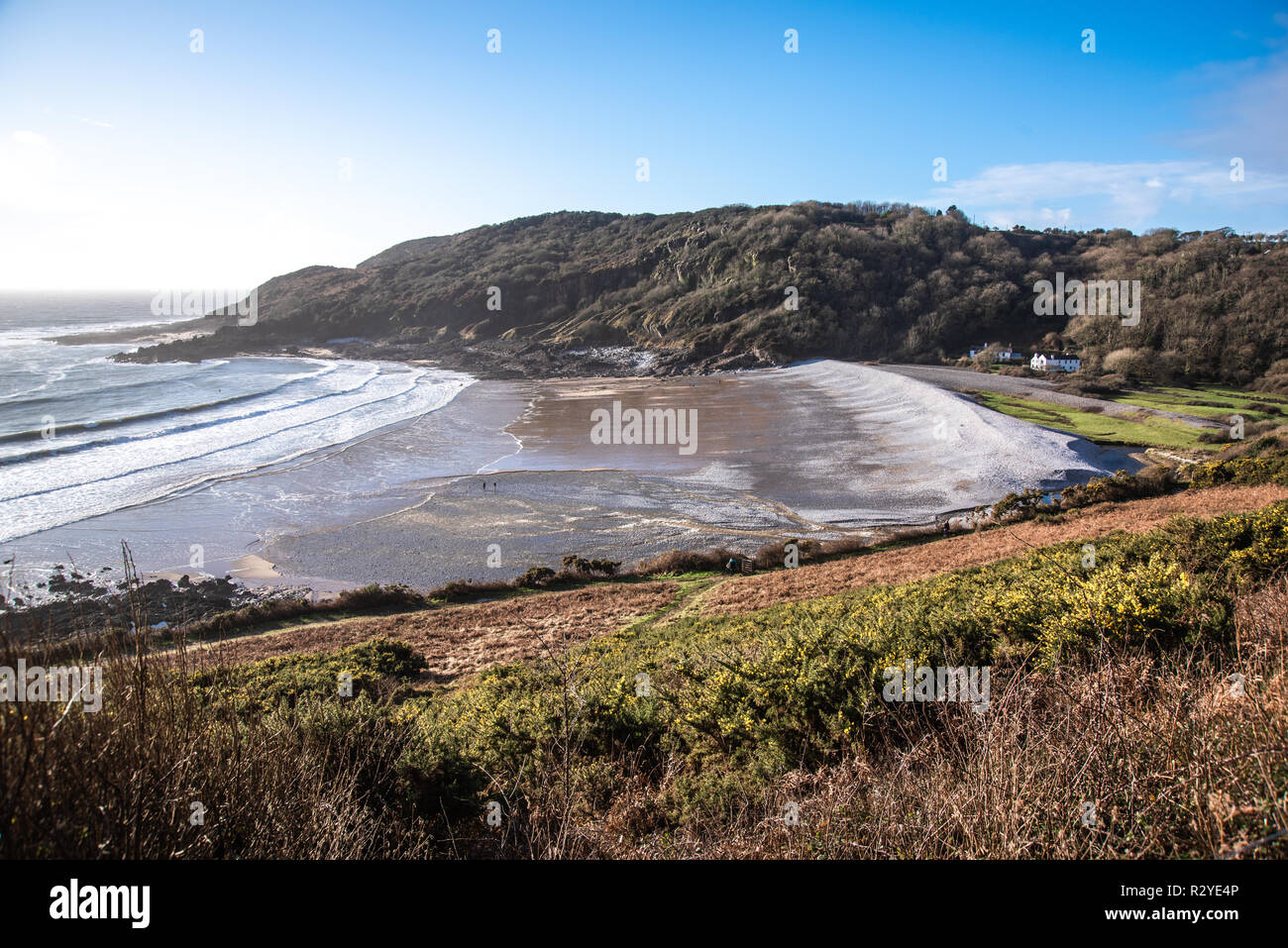 Pwlldu Bay, Gower, South Wales, UK Stock Photo - Alamy