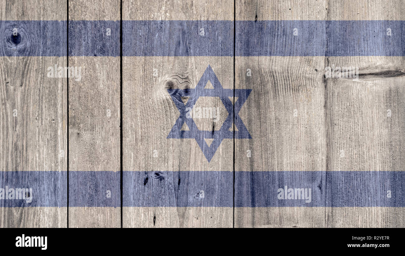 Israel wooden flag hi-res stock photography and images - Alamy