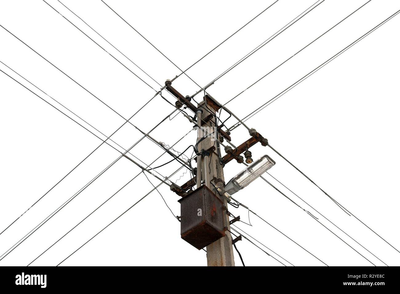 High voltage power cable crossing hi-res stock photography and images ...