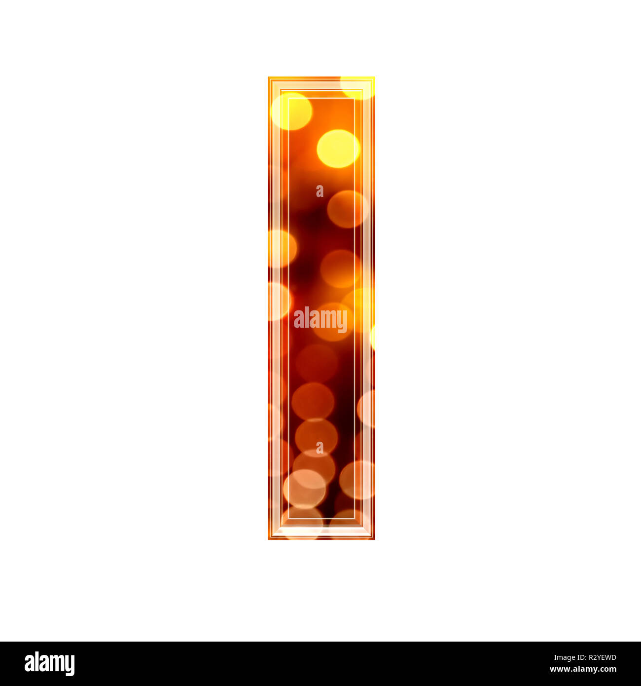 Blur bokeh reflection red light Cut Out Stock Images & Pictures - Alamy