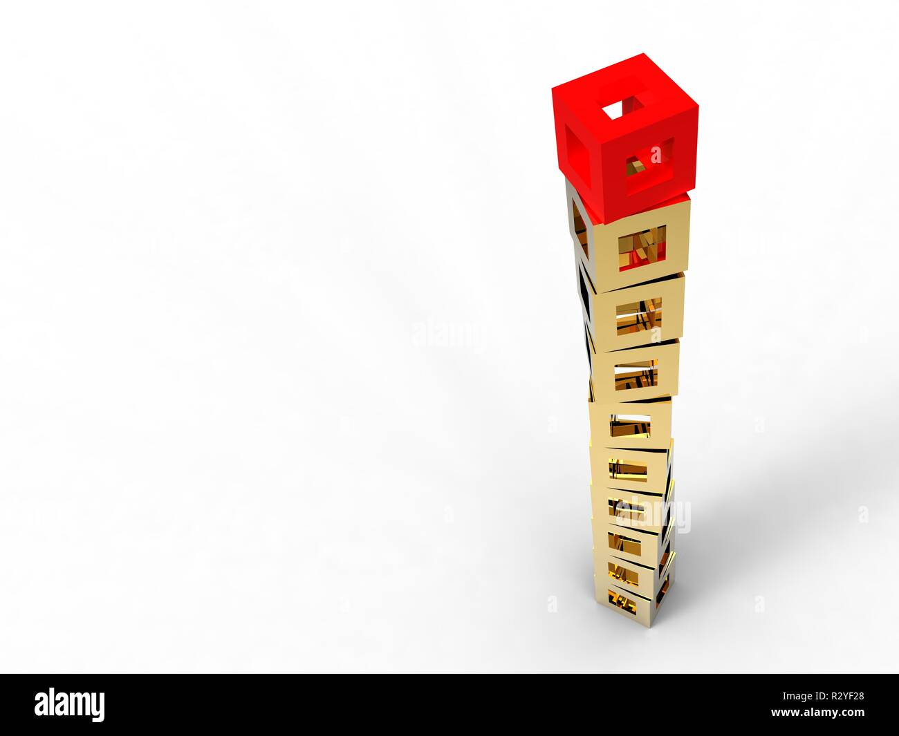 Gold staff of office Cut Out Stock Images & Pictures - Alamy