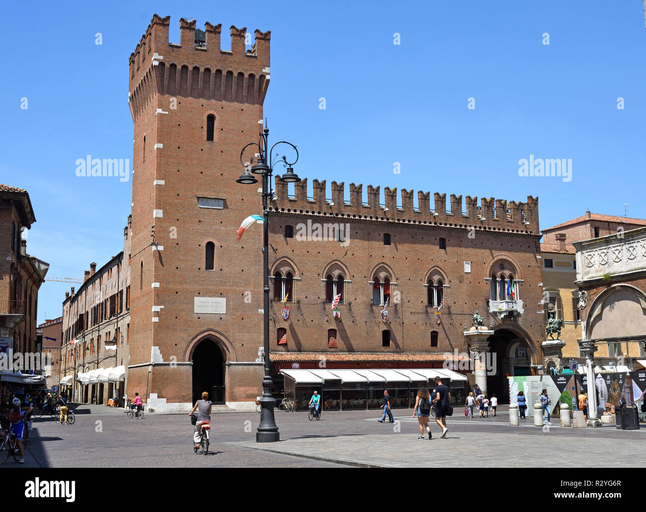 Ferrara is a city in italys emilia romagna region hi-res stock ...