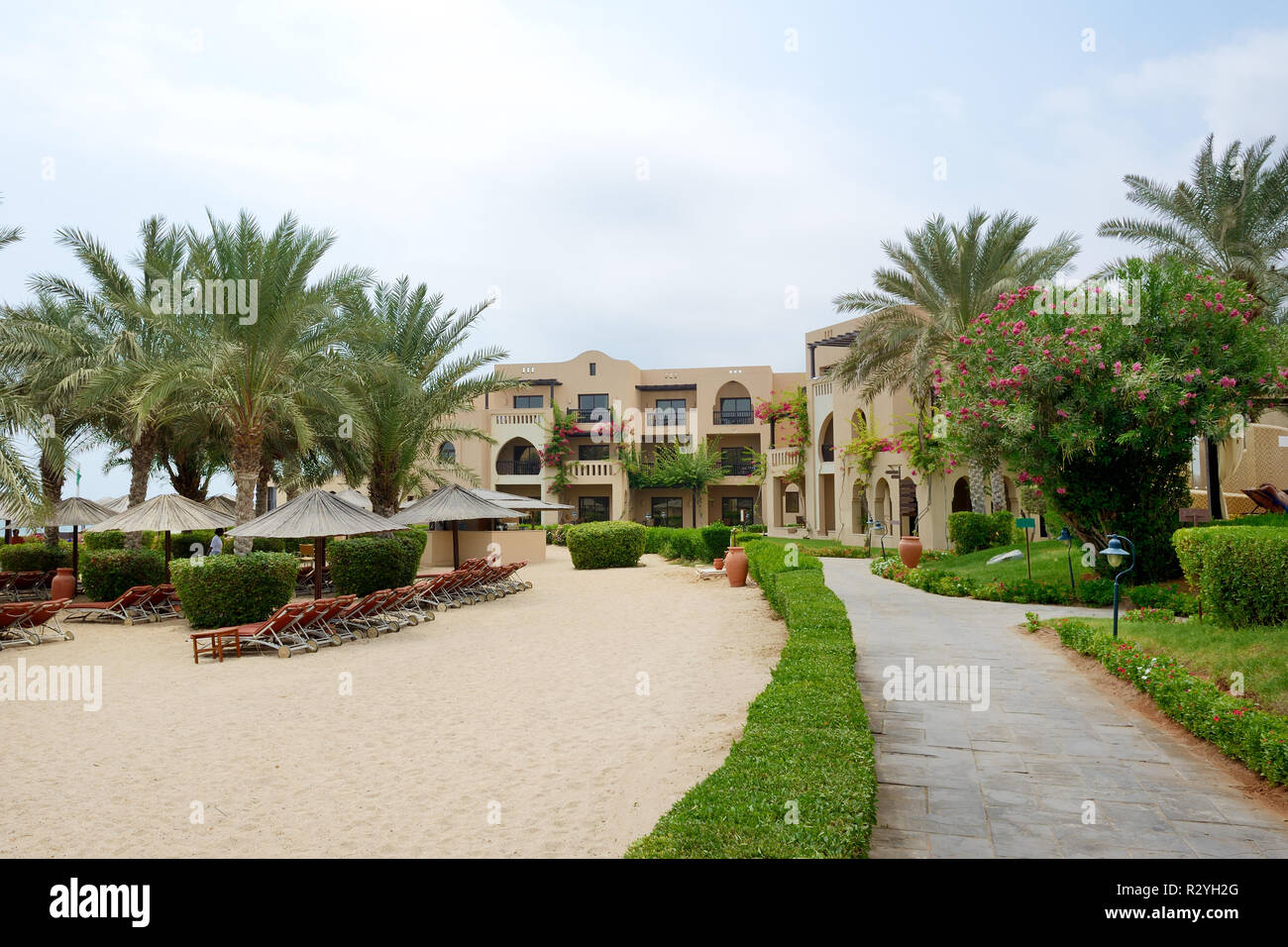 The Arabic Style Villas At Luxury Hotel High Resolution Stock ...