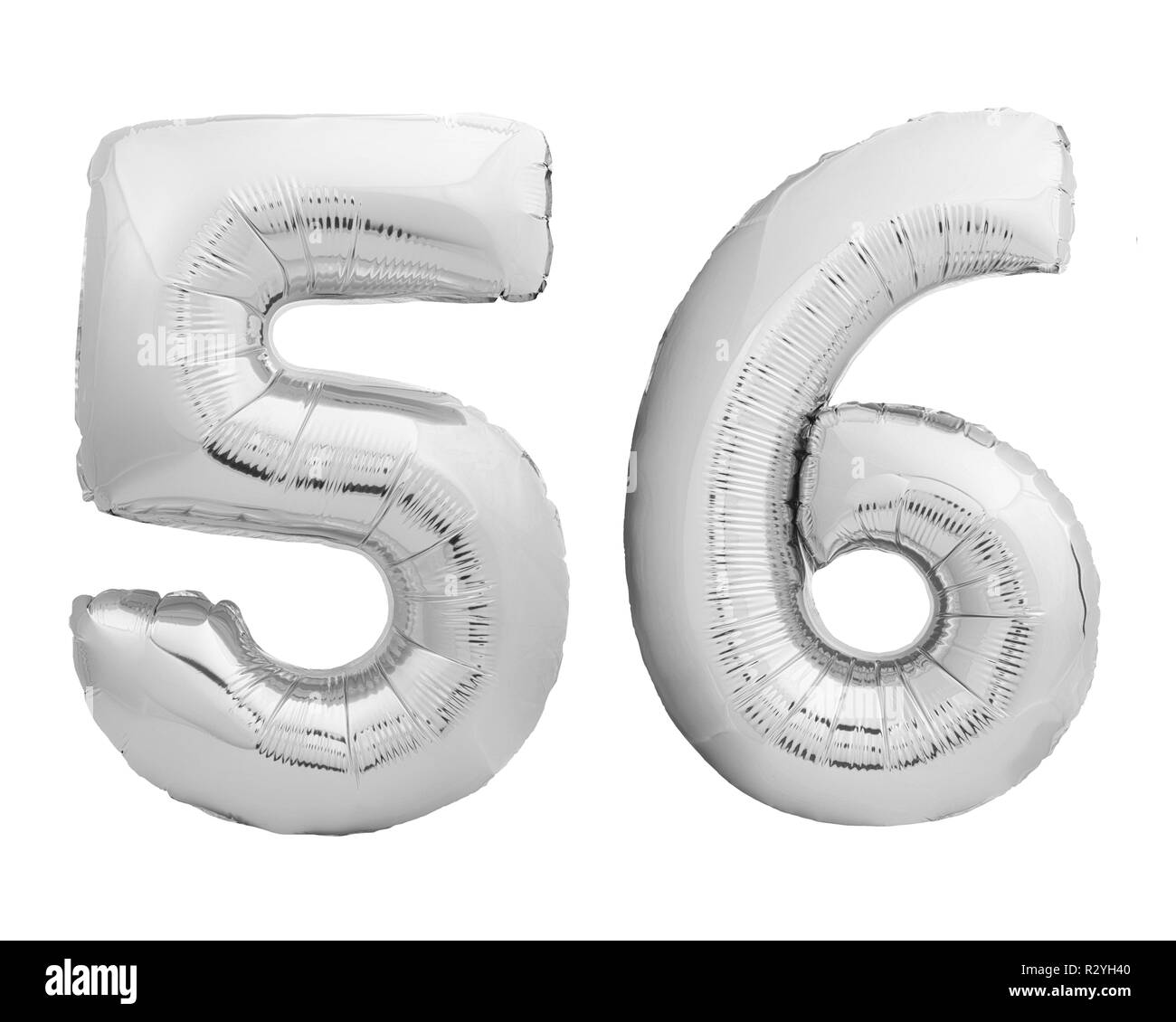 Fifty six number isolated Cut Out Stock Images & Pictures - Alamy