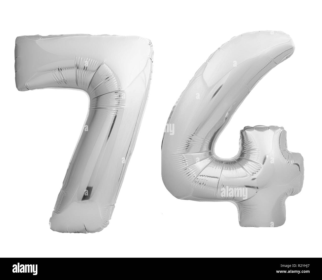 Balloon number 74 Black and White Stock Photos & Images - Alamy