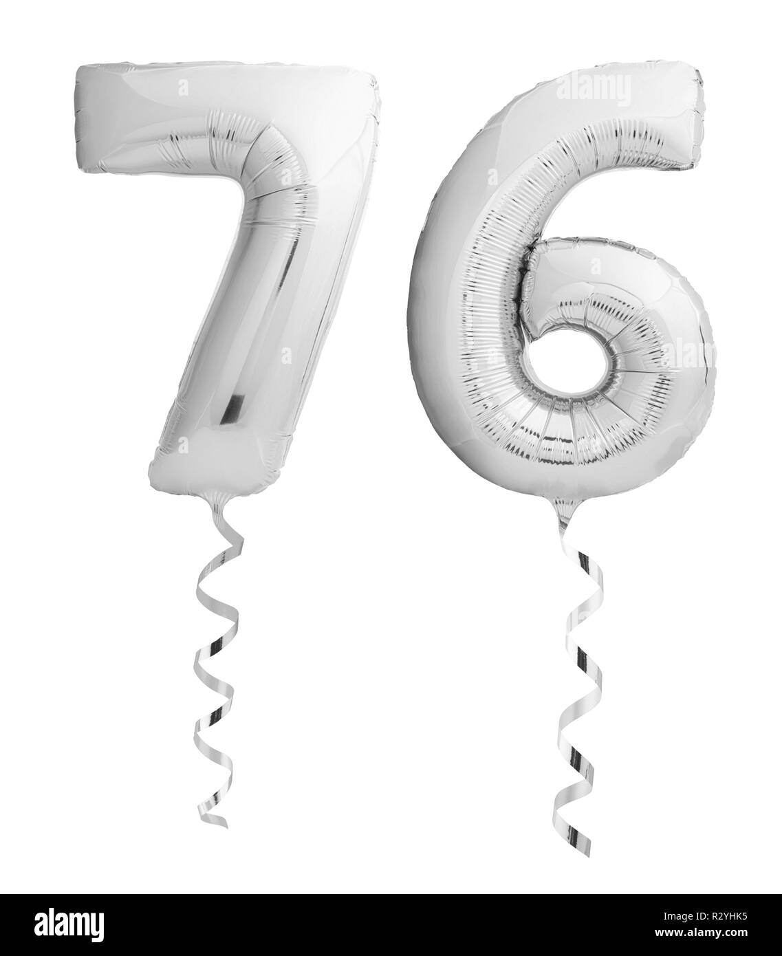 Balloon number 76 Black and White Stock Photos & Images - Alamy