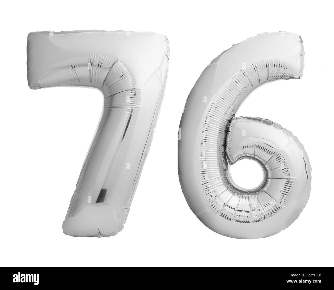 Balloon number 76 Black and White Stock Photos & Images - Alamy