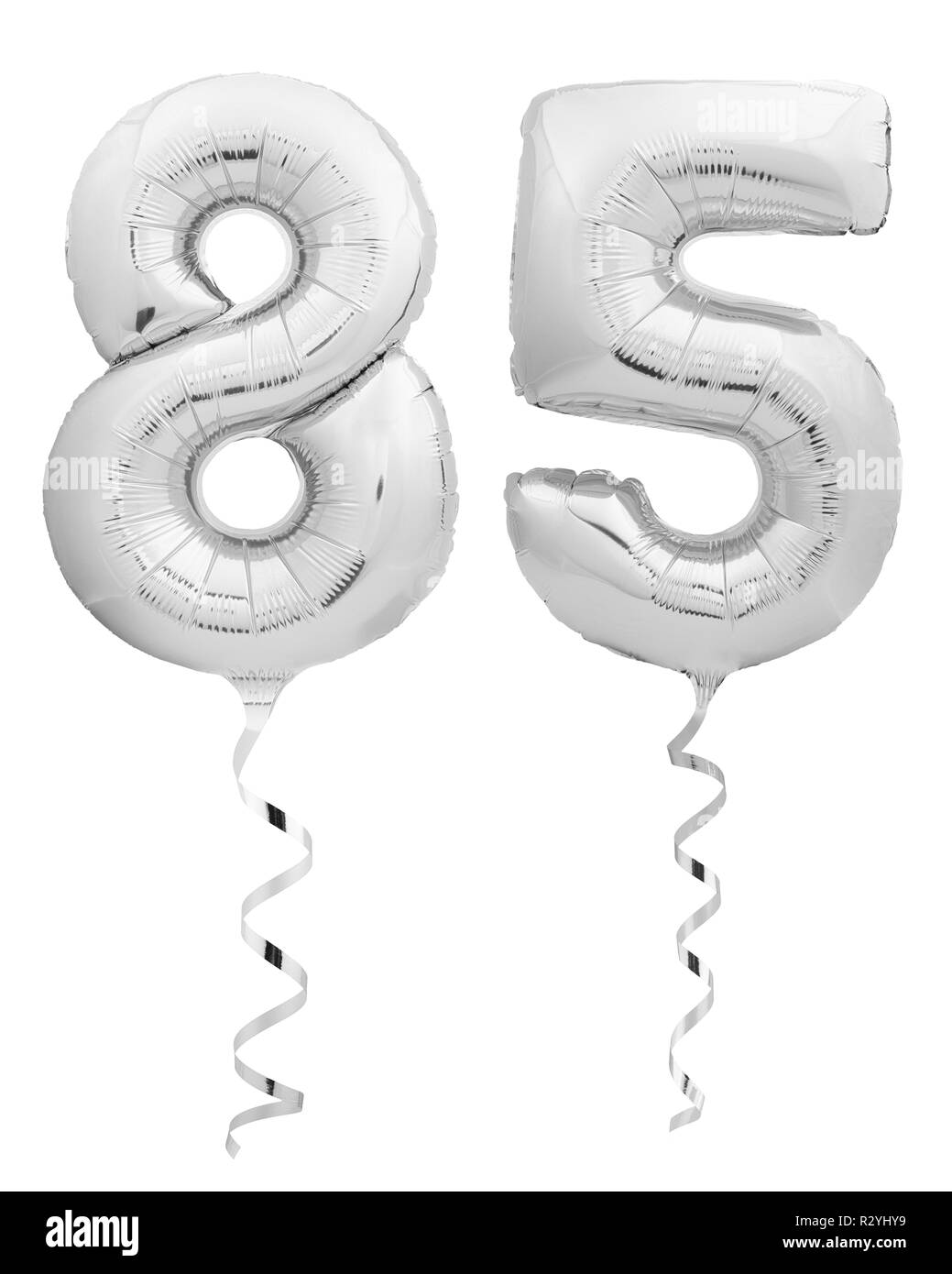 Balloon number 85 Black and White Stock Photos & Images - Alamy