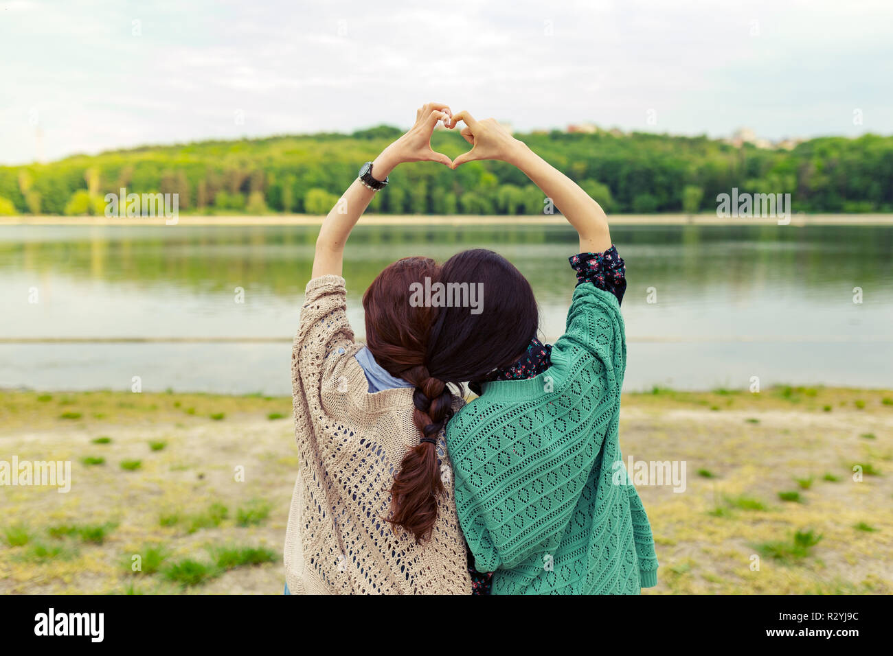 Hair braided together hi-res stock photography and images - Alamy