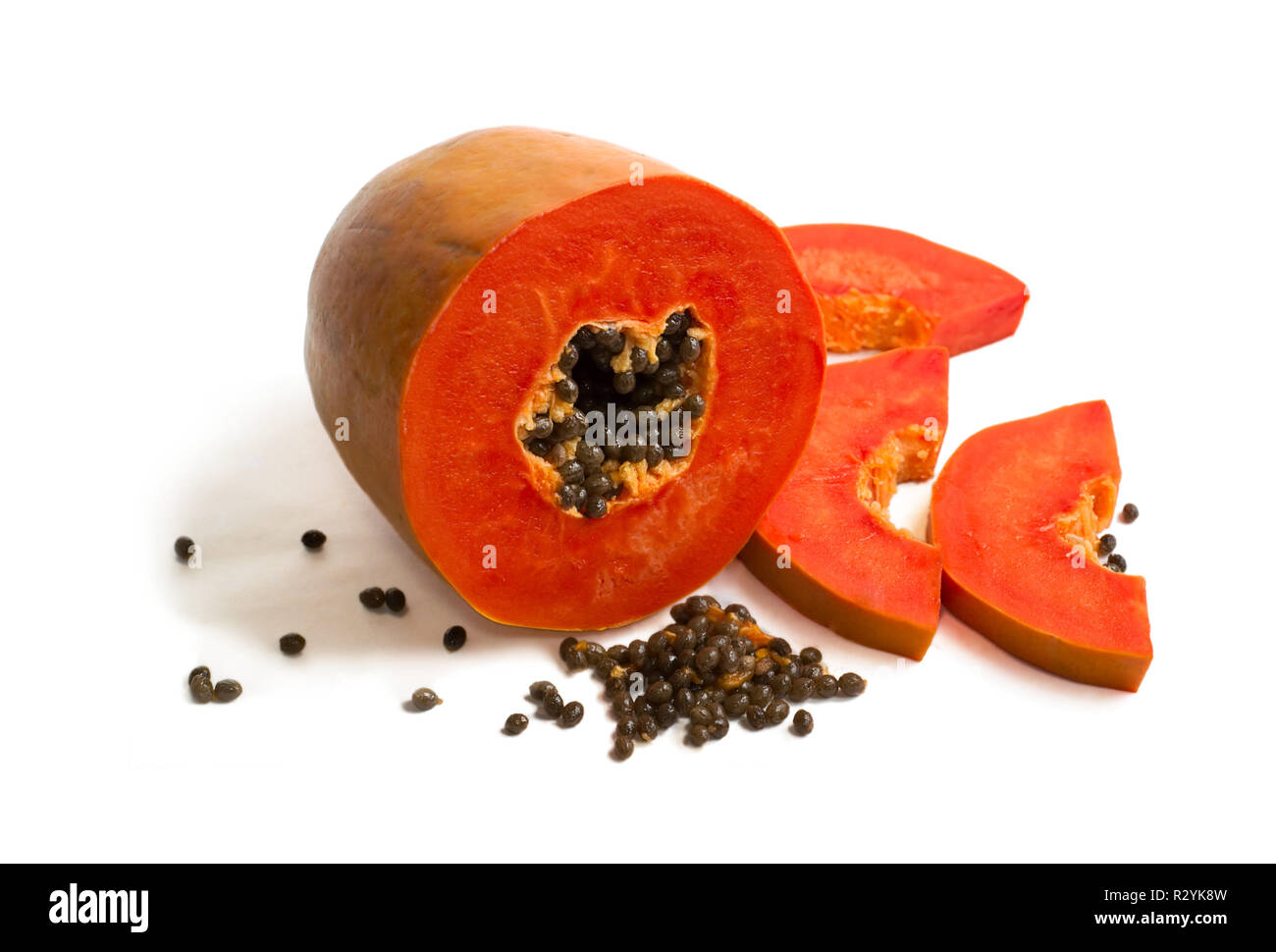 Orange fleshy pulp hi-res stock photography and images - Alamy