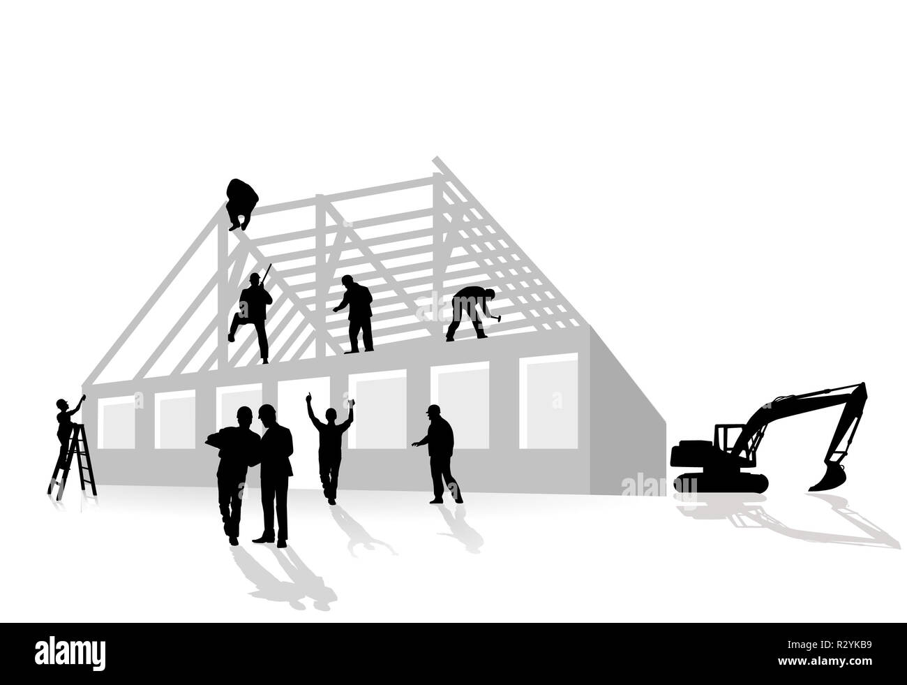 Beam construction Cut Out Stock Images & Pictures - Alamy