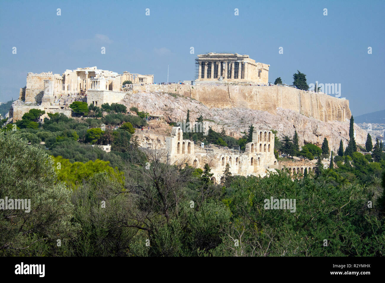 A view of the Parthenon Stock Photo - Alamy