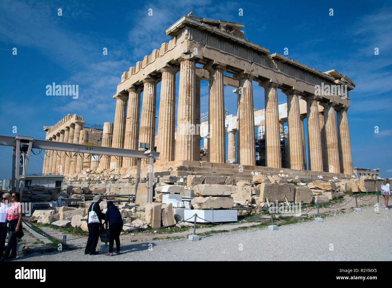 A view of the Parthenon Stock Photo - Alamy