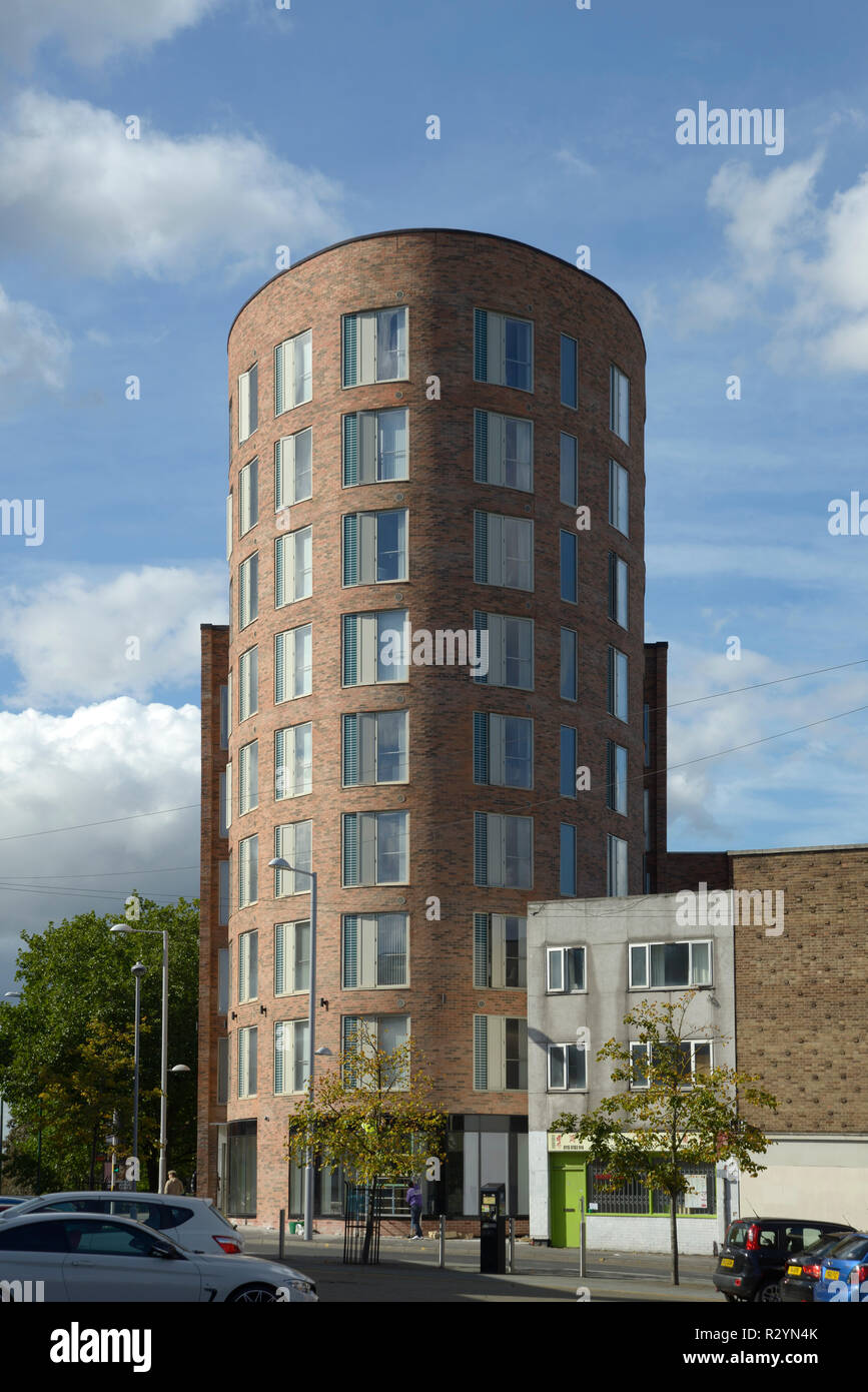 Newly completed student accommodation, Nottingham Stock Photo - Alamy