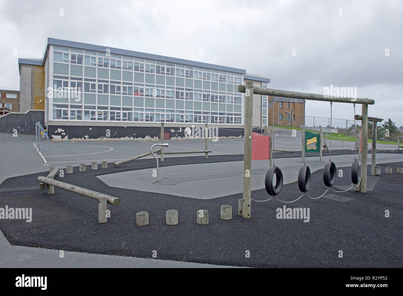 Bells Brae Primary School in Lerwick Shetland Stock Photo - Alamy