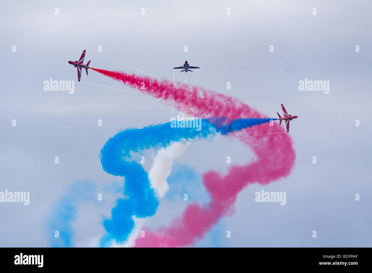 Red Arrows at the Scottish International Air Show 2018 Stock Photo - Alamy