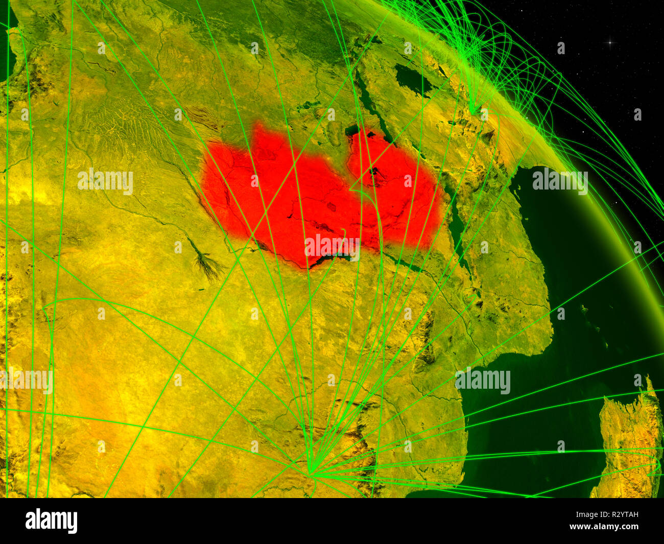 Zambia on digital planet hi-res stock photography and images - Alamy