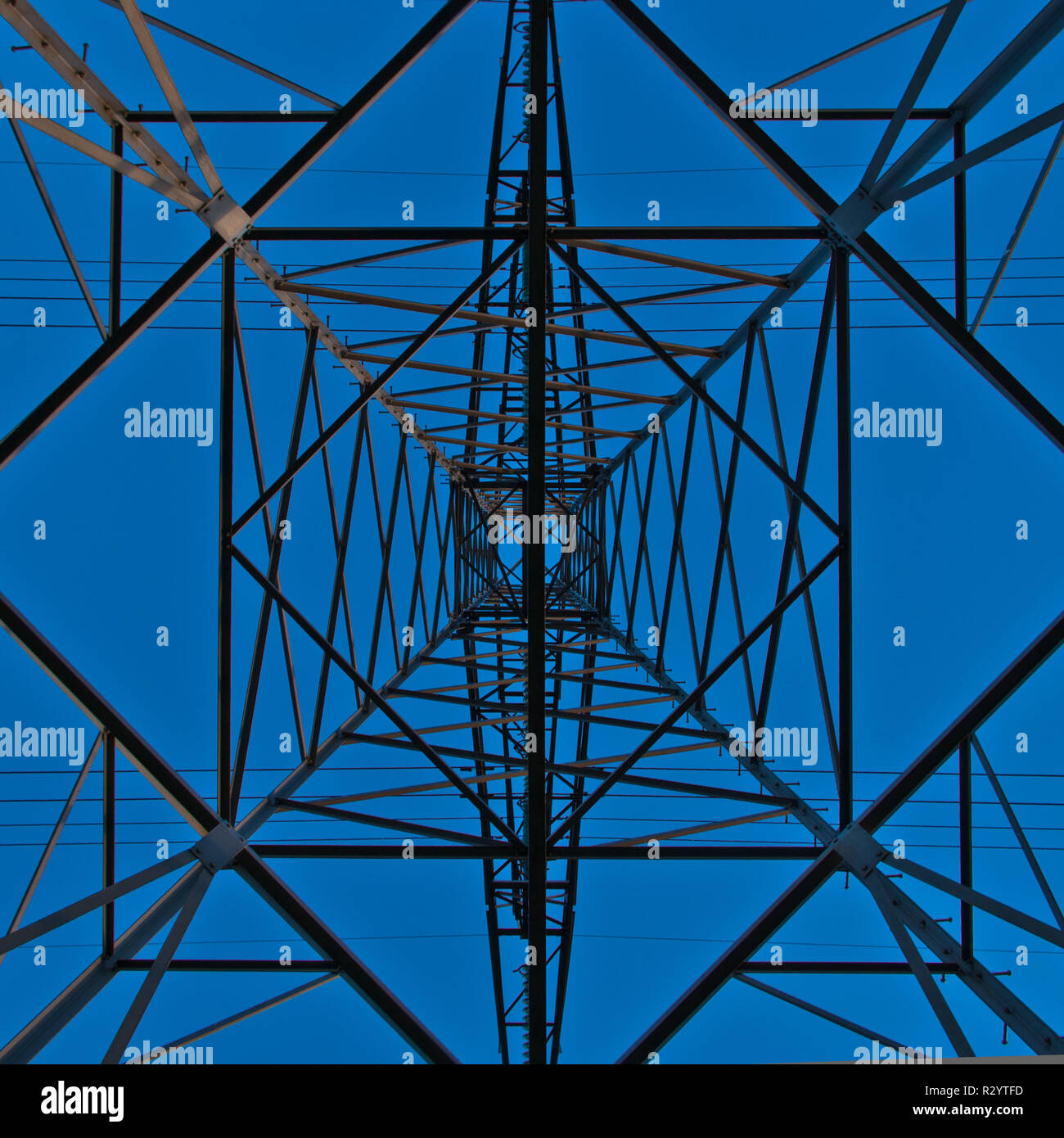 Electric line pole model hi-res stock photography and images - Alamy