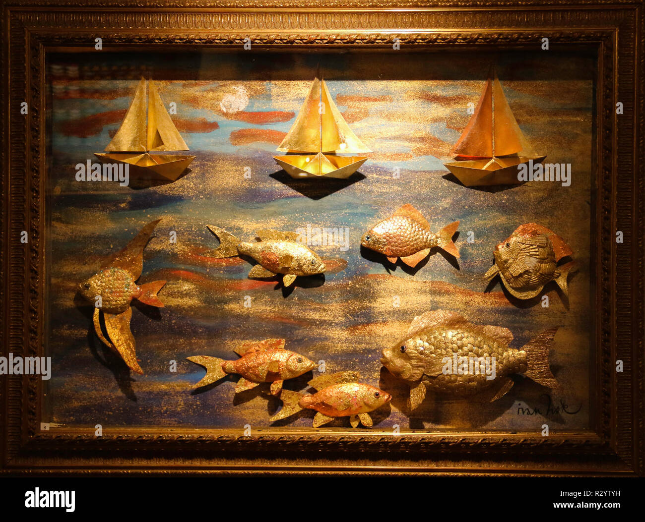 Ivan Hor Hungarian origin painter, living in the Saint-Tropez, France ...