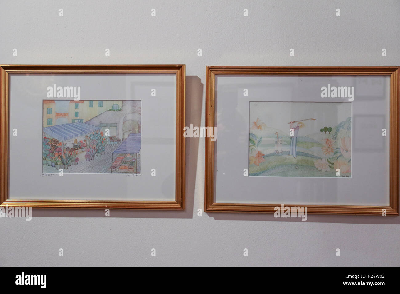 Ivan Hor Hungarian origin painter, living in the Saint-Tropez, France ...