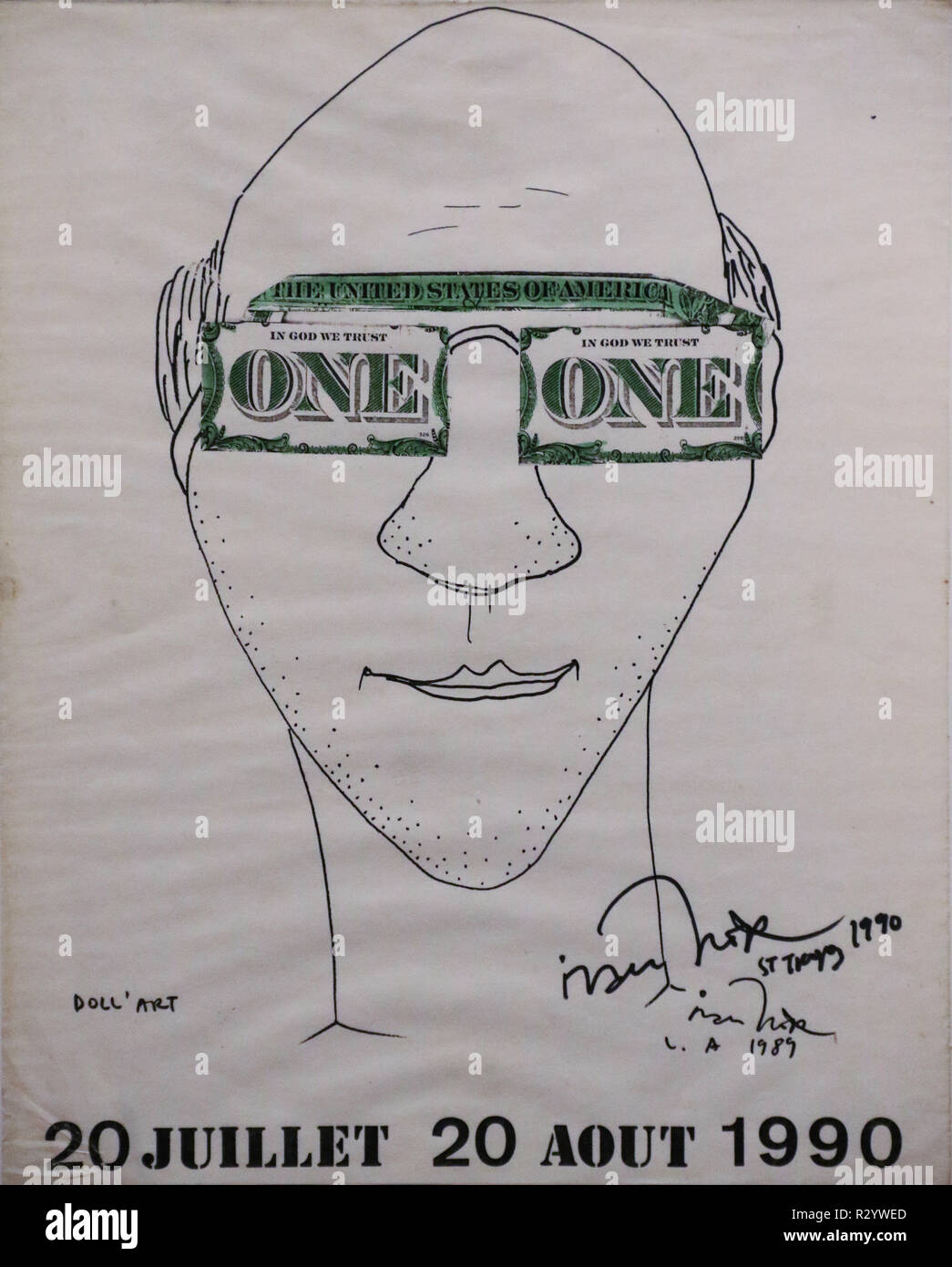 Ivan Hor Hungarian origin painter, living in the Saint-Tropez, France ...