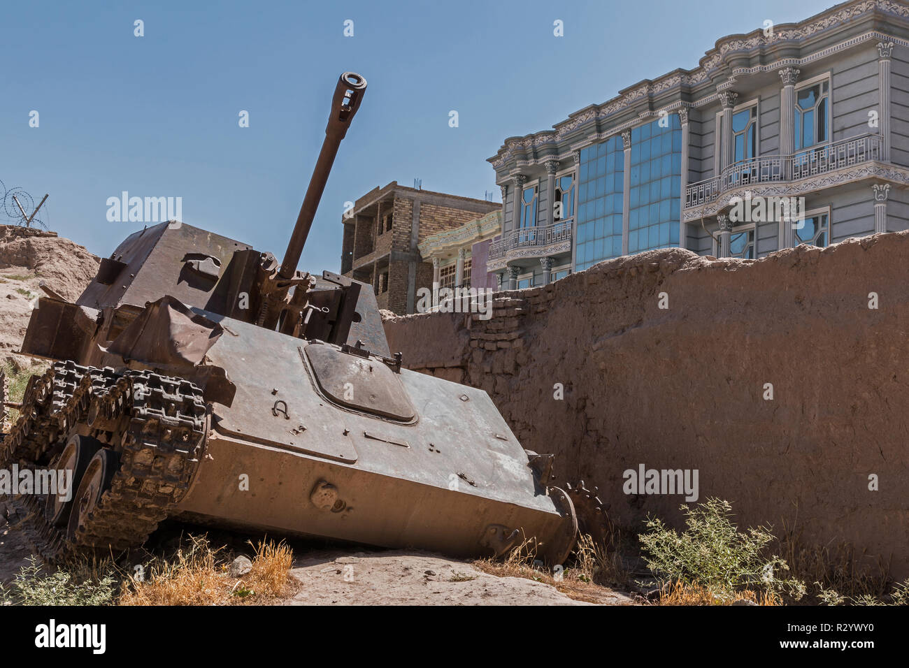 Destroyed soviet tanks hi-res stock photography and images - Alamy