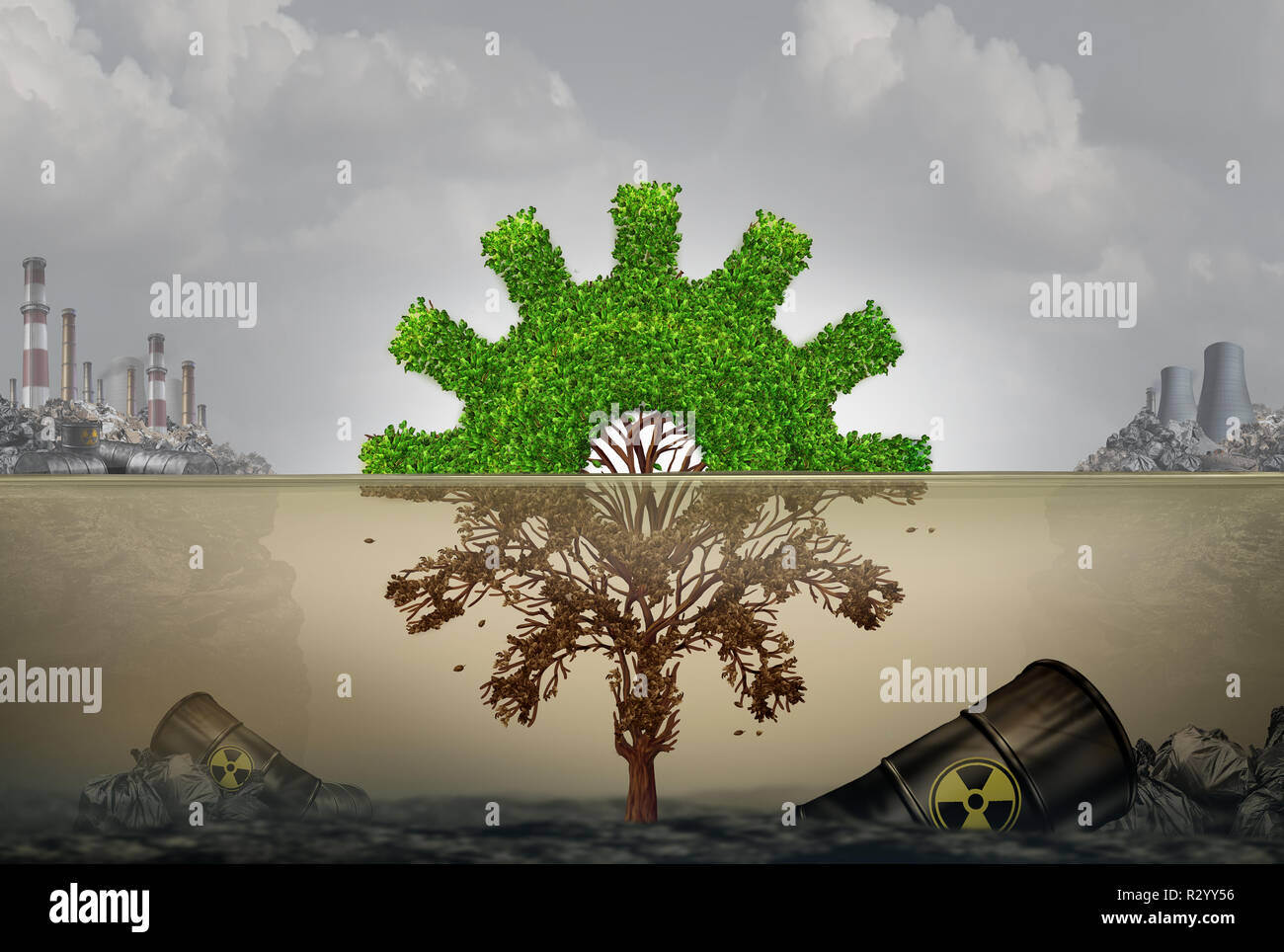 Industrial pollution contaminated land hi-res stock photography and ...