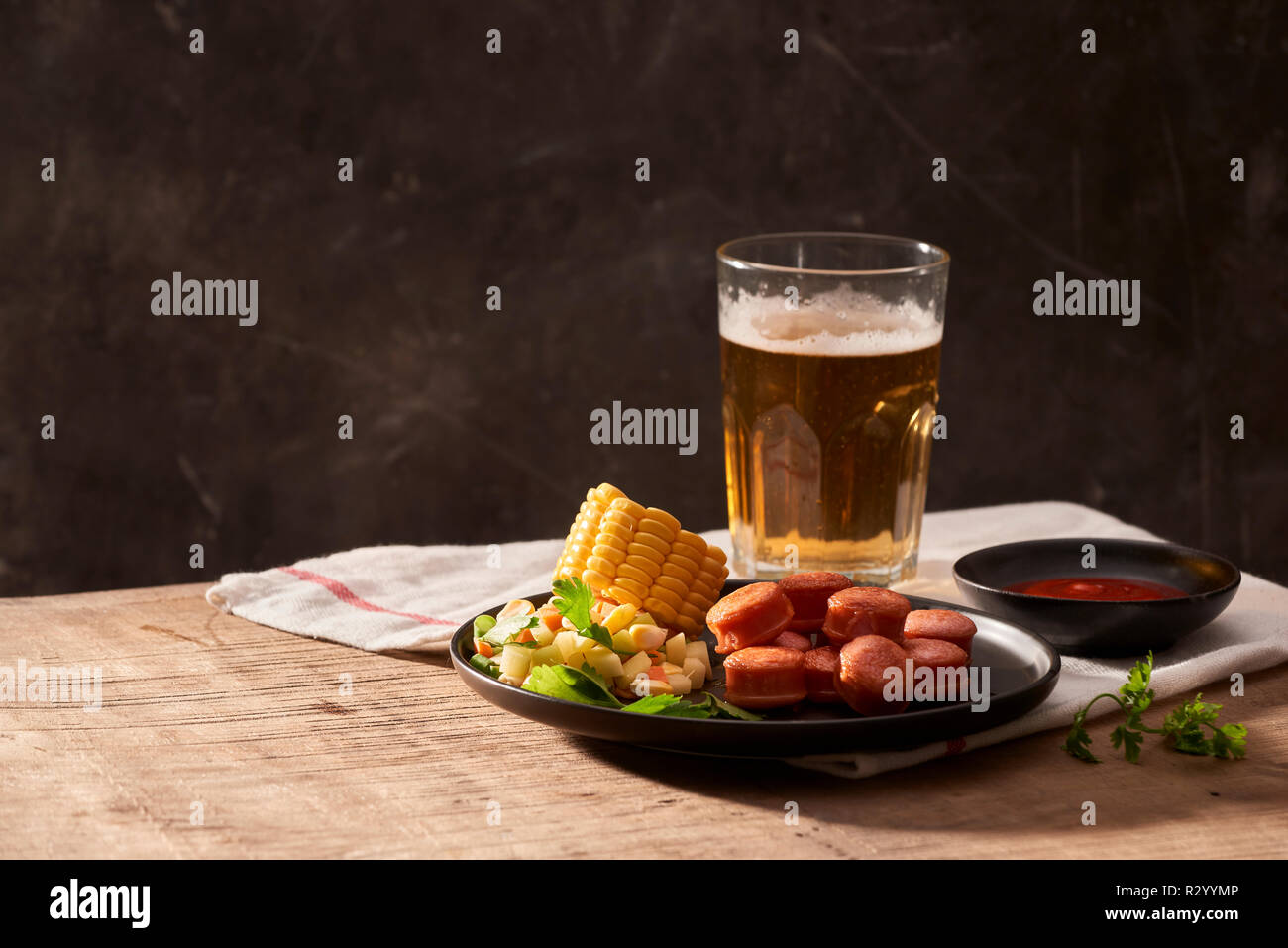 Beer and snacks set hi-res stock photography and images - Alamy