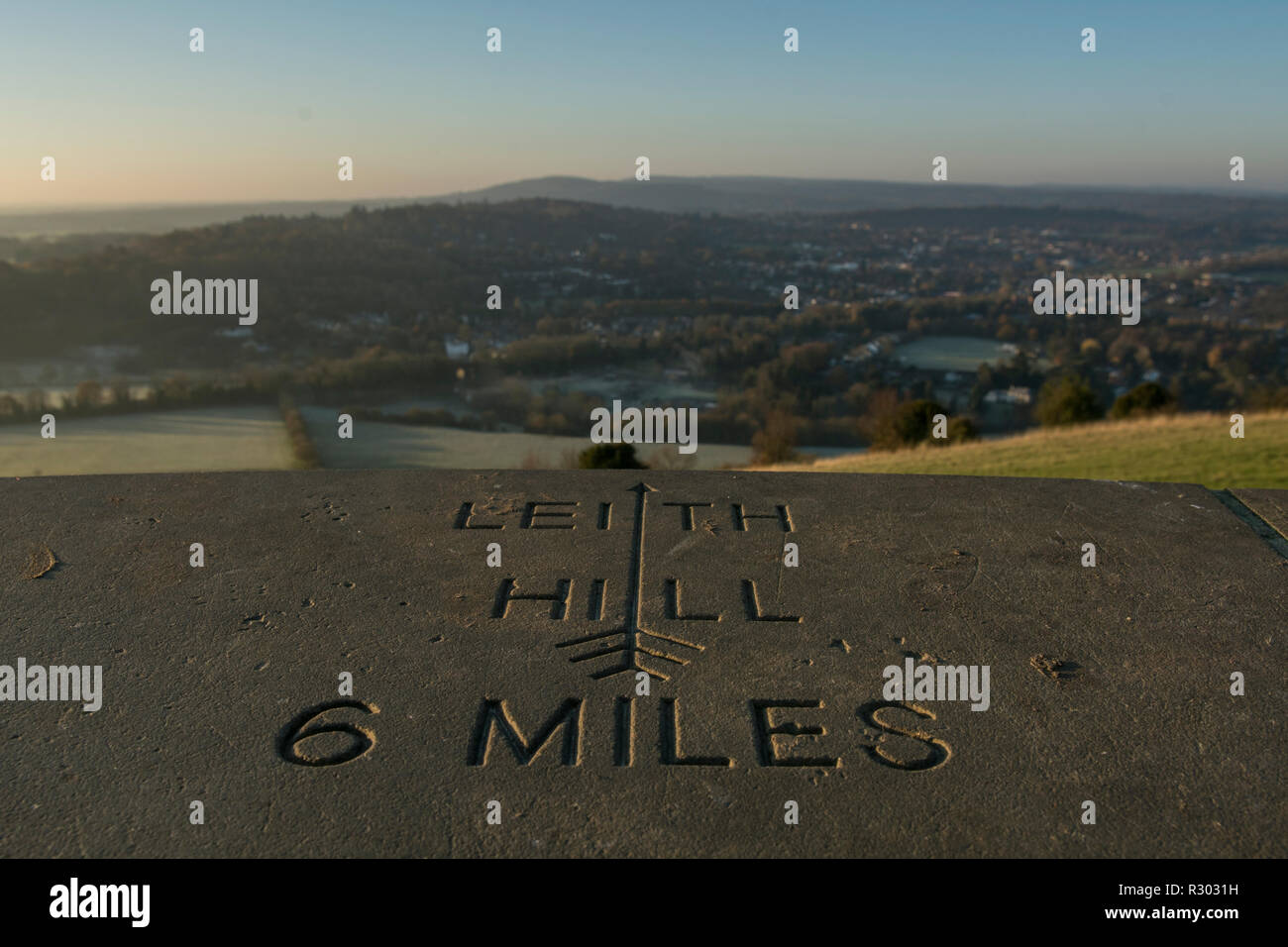 Surrey from box hill hi-res stock photography and images - Alamy