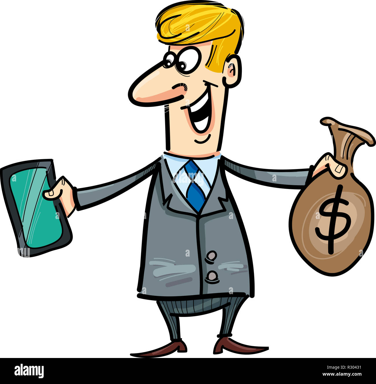 Capital and labor cartoon hi-res stock photography and images - Alamy