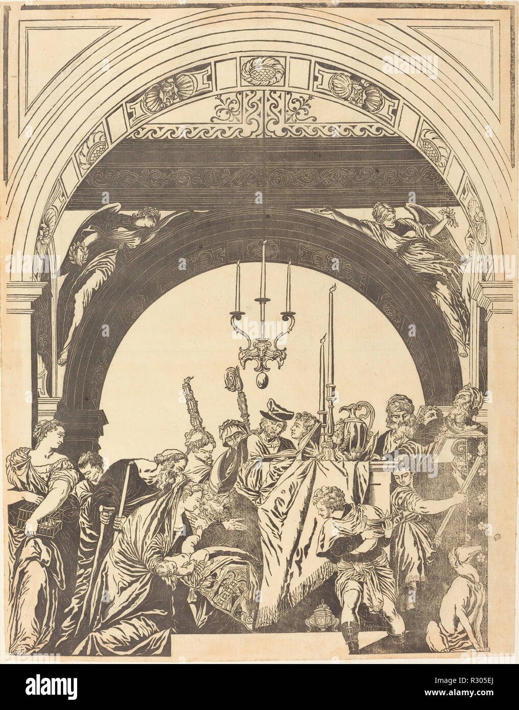 The Presentation in the Temple (The Circumcision). Dated: 1739. Medium ...