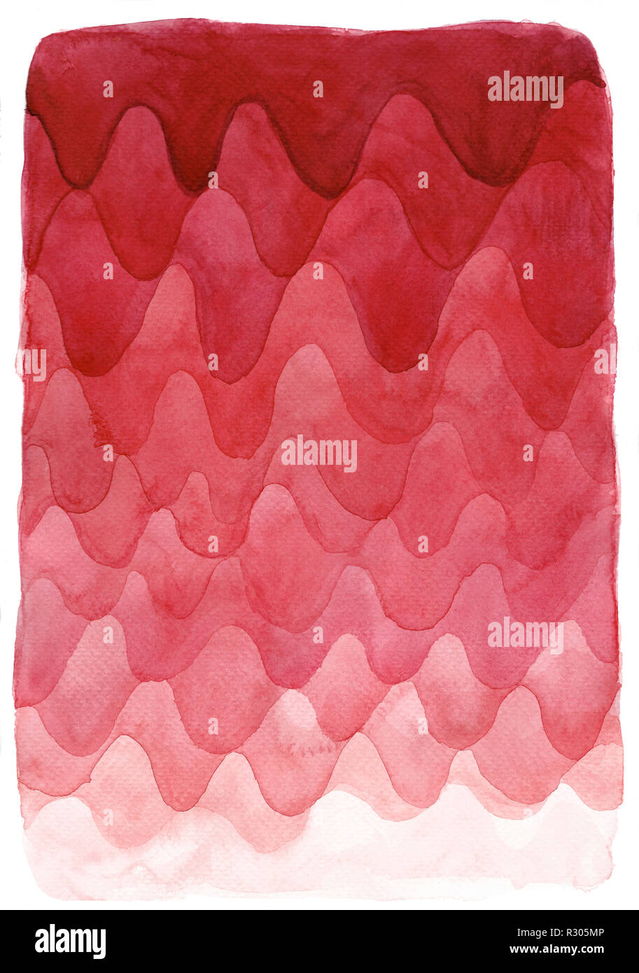 Hand drawn watercolour red fading texture Stock Photo - Alamy