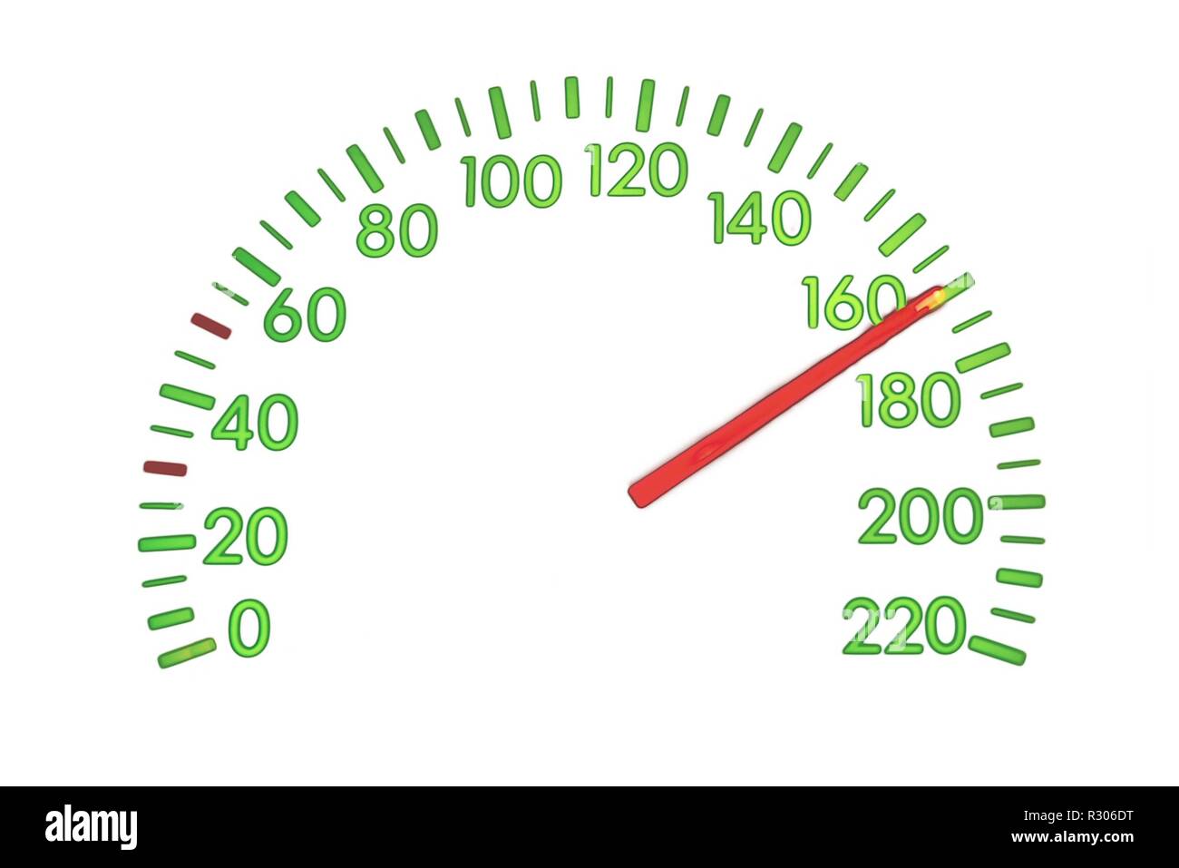 Car Speeding Dashboard Cut Out Stock Images & Pictures - Alamy