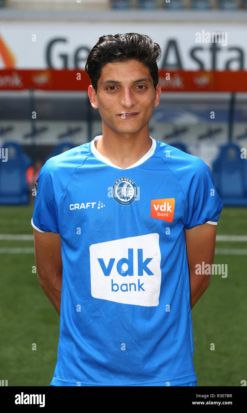 GHENT, BELGIUM - JULY 16 : Ahmed Mostafa pictured during the 2018 ...