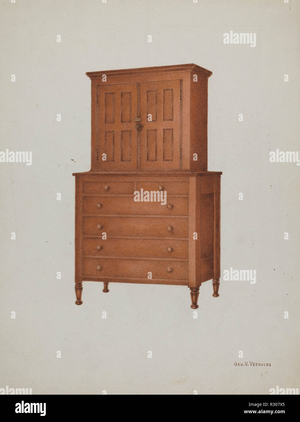 George washington cabinet hi-res stock photography and images - Alamy