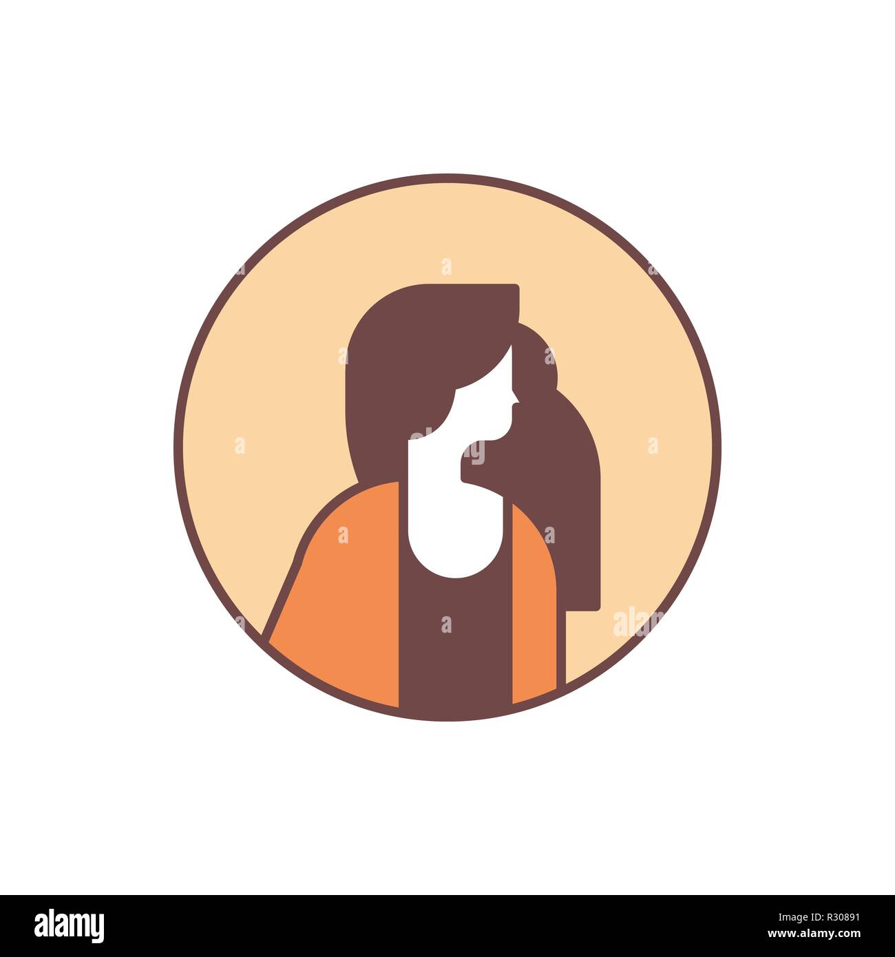 businesswoman avatar profile business woman office worker concept ...