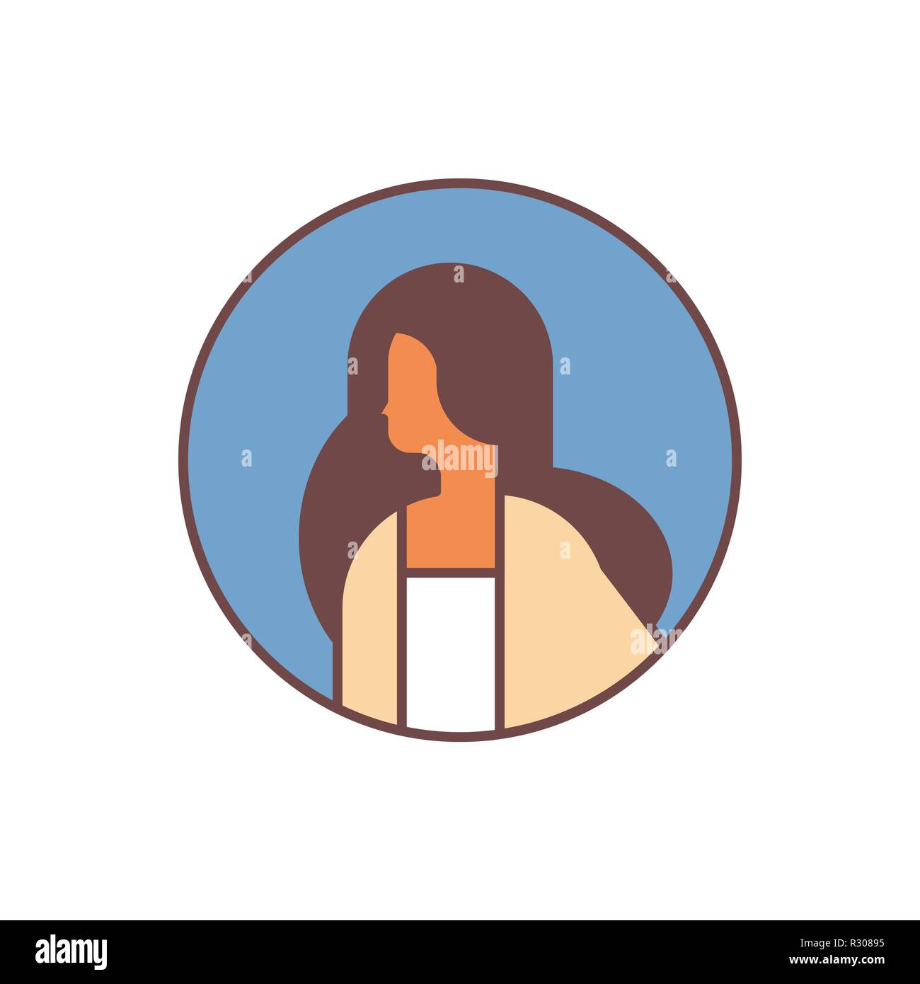 businesswoman avatar profile business woman office worker concept ...