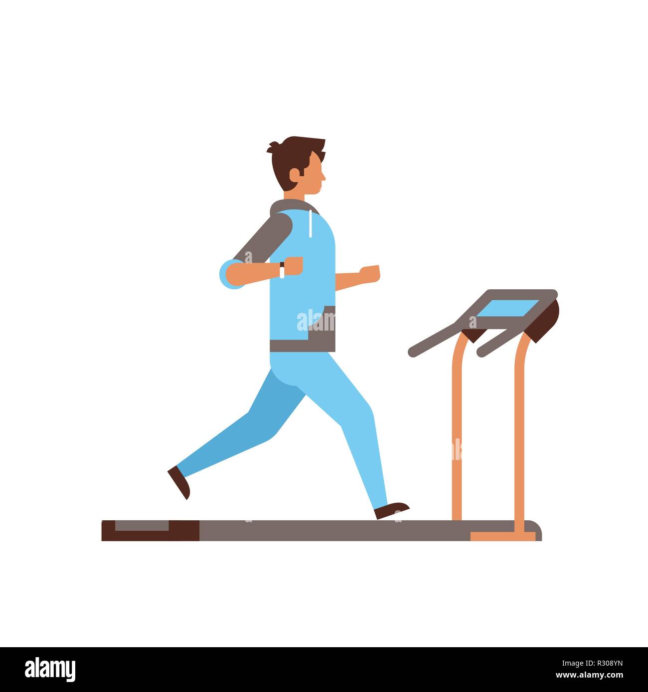 Treadmill suit Stock Vector Images - Alamy
