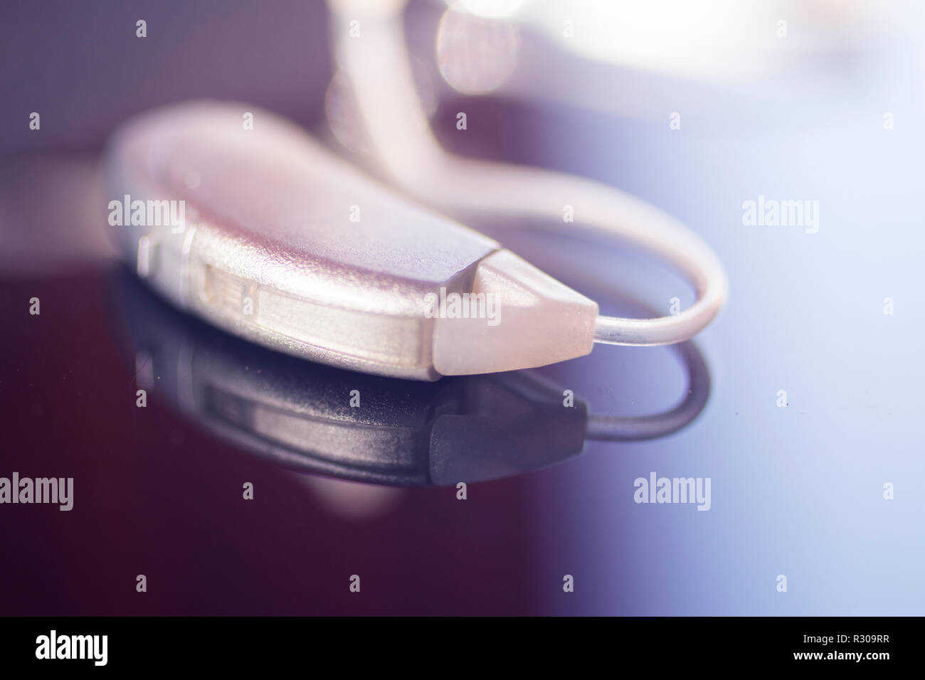 Audiophone modern high technology deafness equipment in the ear digital ...